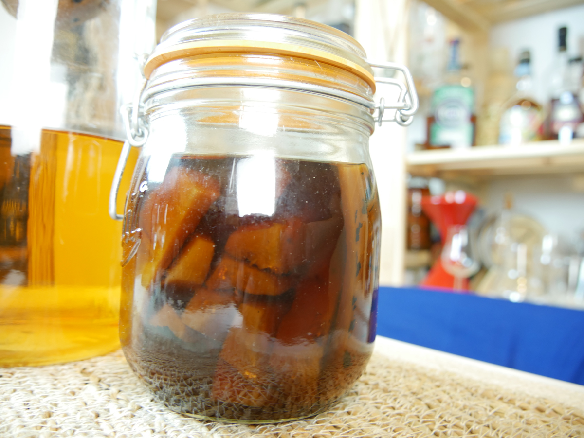 Rhum arrangé Ananas Victoria rôti - Rhum et Whisky